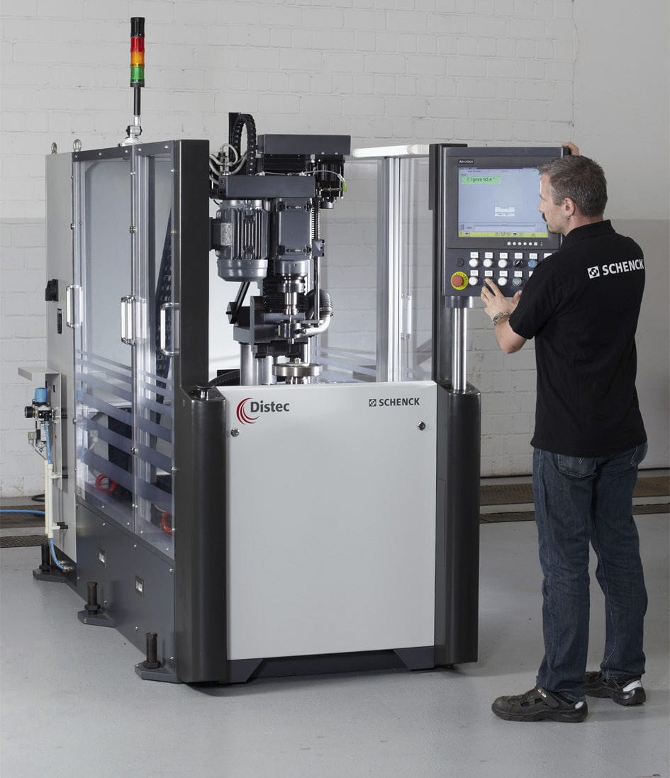 Vertical balancing machine - Distec - SCHENCK RoTec GmbH - dynamic ...