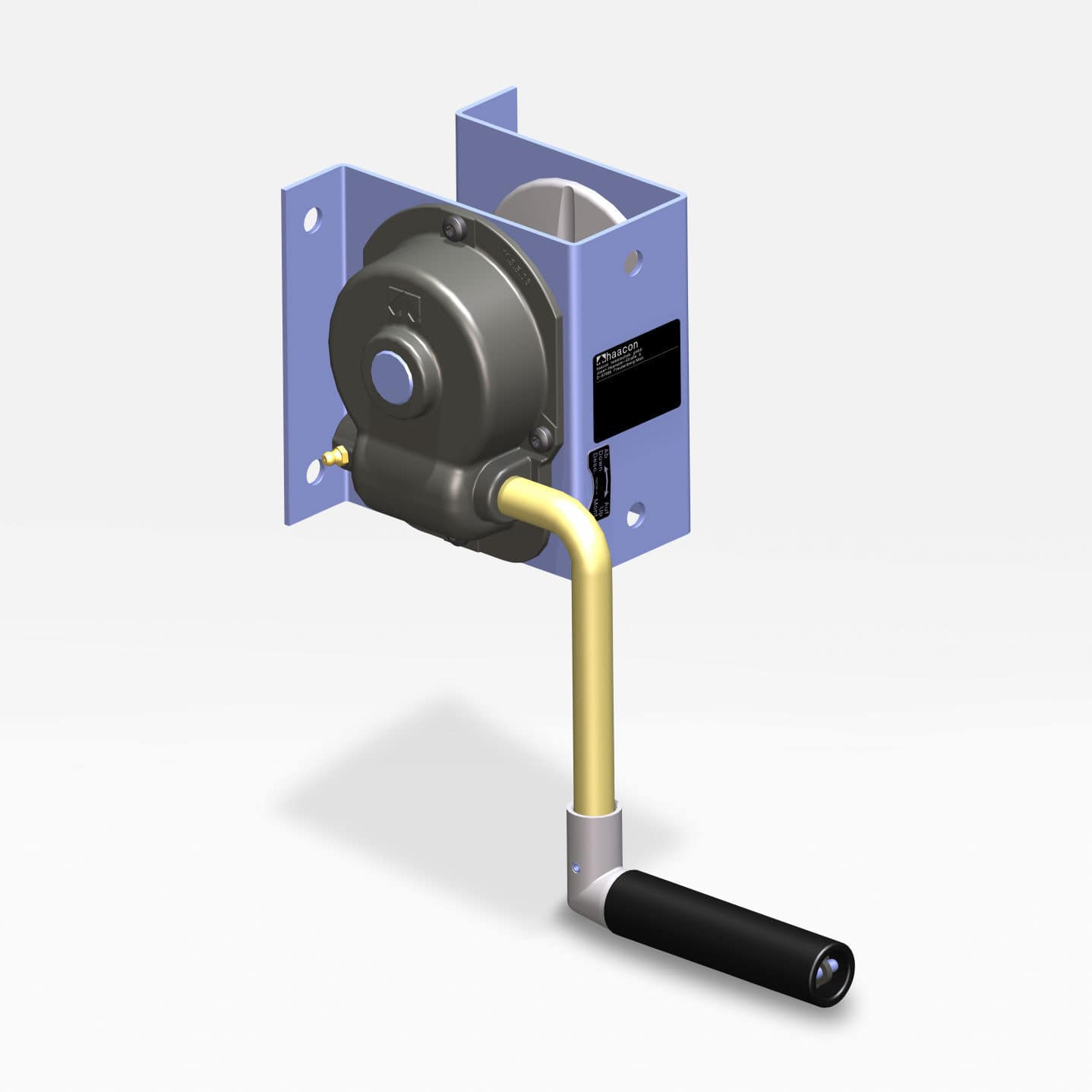 Manual winch - 4751 - haacon hebetechnik gmbh - wire rope / worm gear