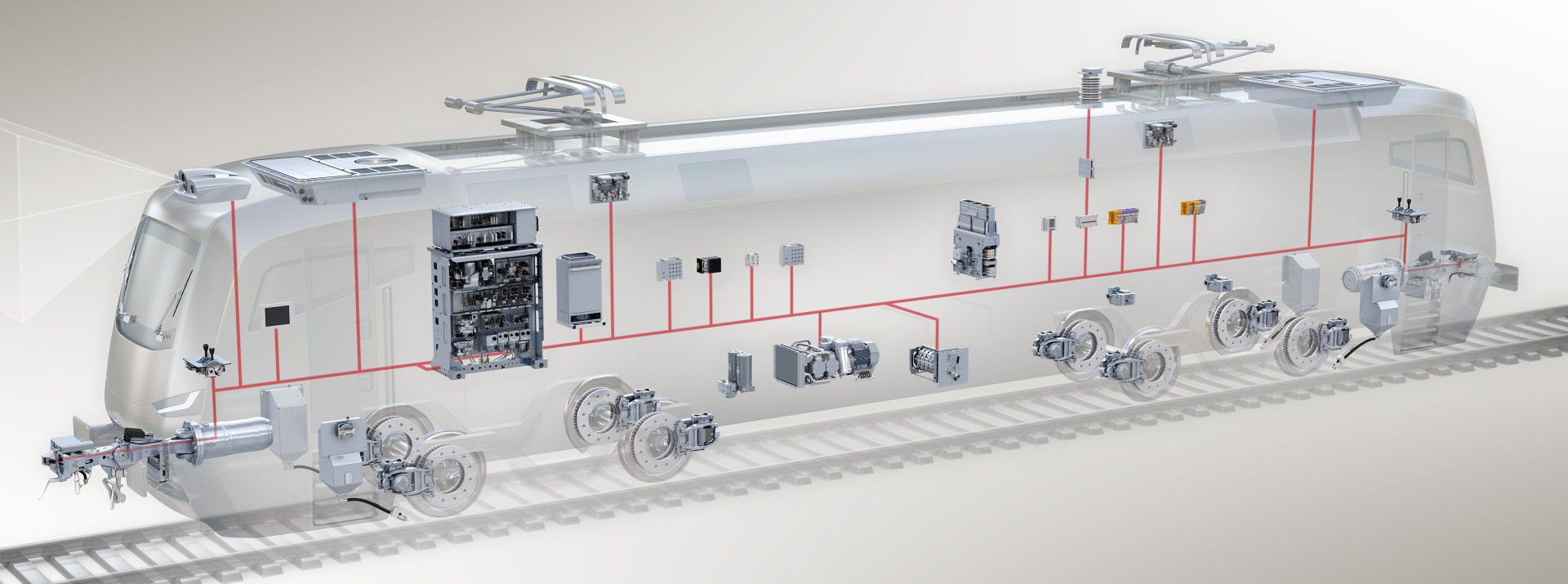 Disc railway braking system - Knorr Bremse - pneumatic / electro ...