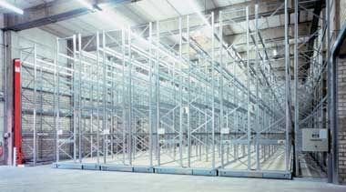 Storage warehouse shelving - Movo - DEXION - mobile / for heavy loads