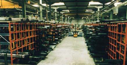 Cantilever racking - Rollrack - DEXION - for heavy loads / for long items