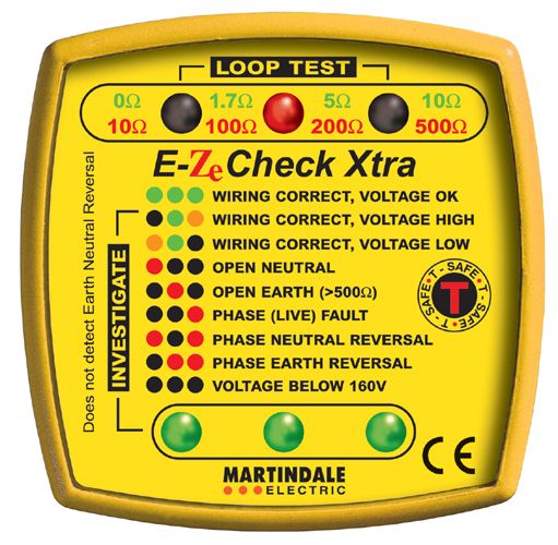 Earth loop impedance testing device - EZ150 - Martindale Electric ...