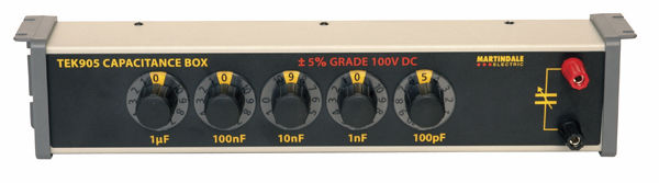 Capacitor decade box - TEK905 - Martindale Electric