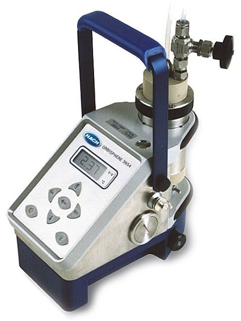 Hydrogen analyzer - ORBISPHERE 3654 - Hach - gas / conductivity / portable