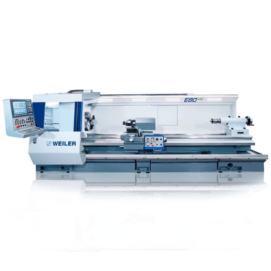 Conventional lathe - E 80HD - WEILER Werkzeugmaschinen - horizontal / 2 ...