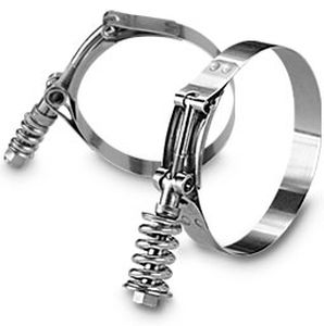 Stainless steel hose clamp - 94 series - Clampco - spring / with T-bolt