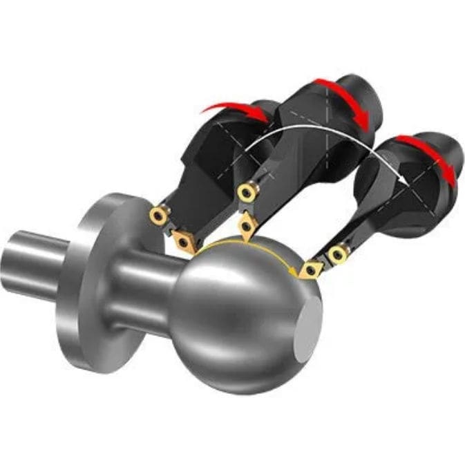 Axial turning tool - CoroPlex® YT - Sandvik Coromant - insert