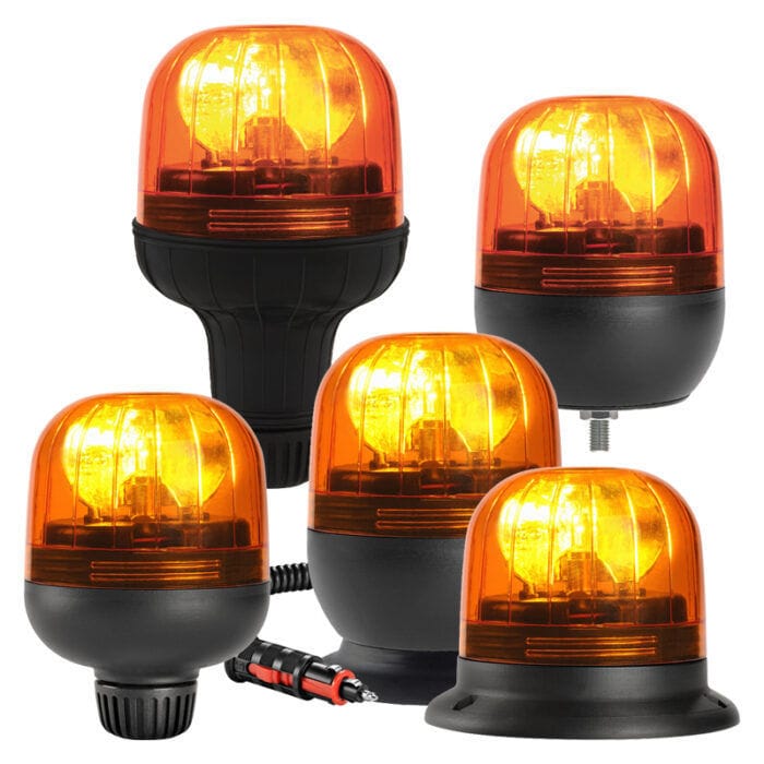 Rotating beacon light - ROTATOR - SIRENA S.p.A. - halogen / 24VDC / 12VDC