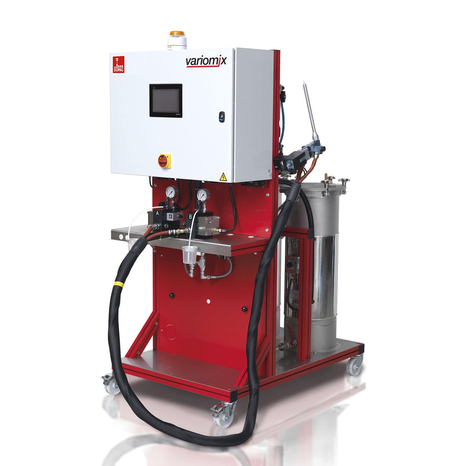 Piston mixer-dispenser - variomix - DOPAG - Metering, Mixing and ...