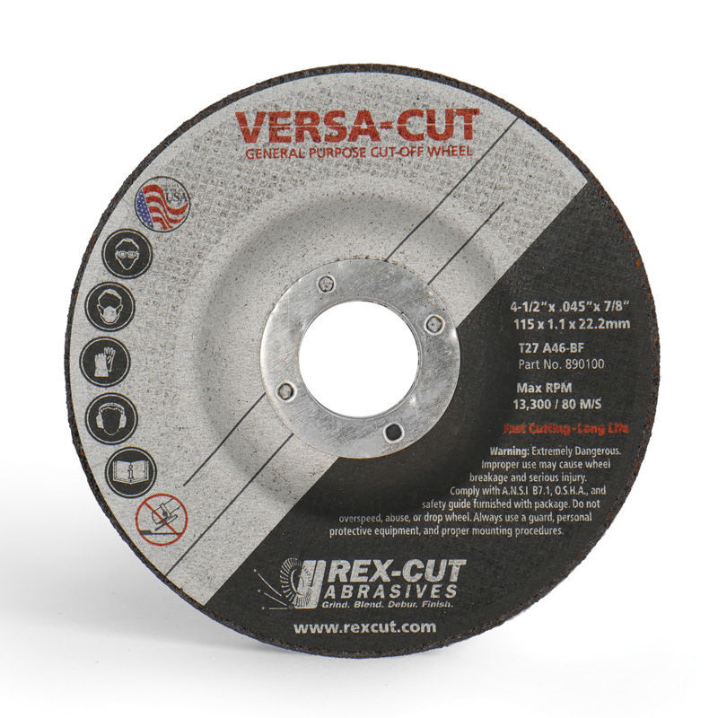 Metal cut-off wheel - Versa-Cut - Rex-Cut Abrasives - aluminum oxide ...