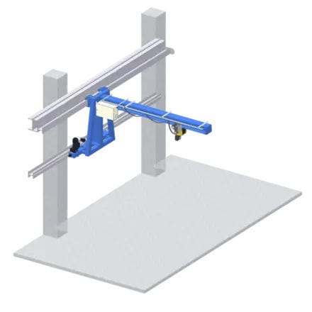 Wall-mounted jib crane - GIS AG - electric
