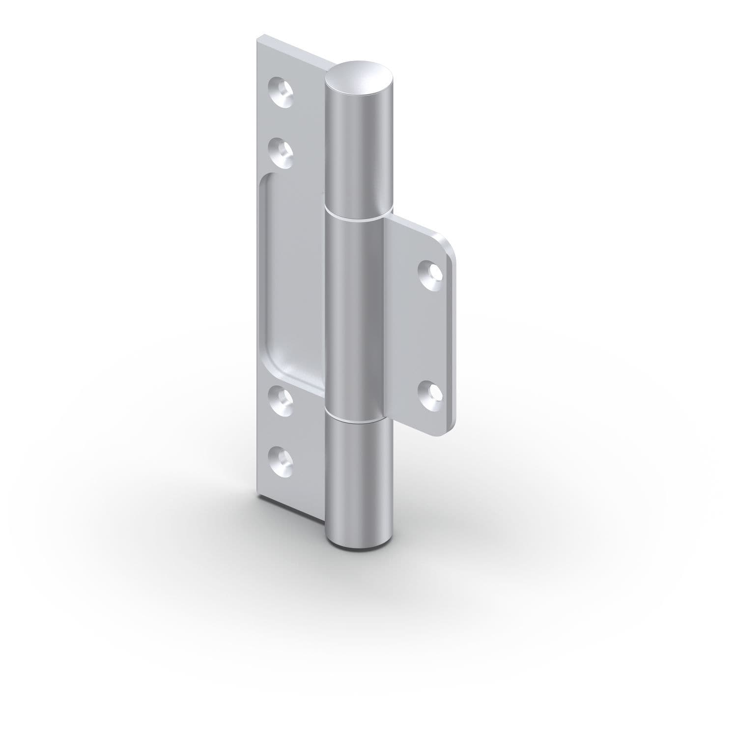 Metal hinge - eaZI®flex NIROX - ZIMMER GROUP - screw-in / 180° / door