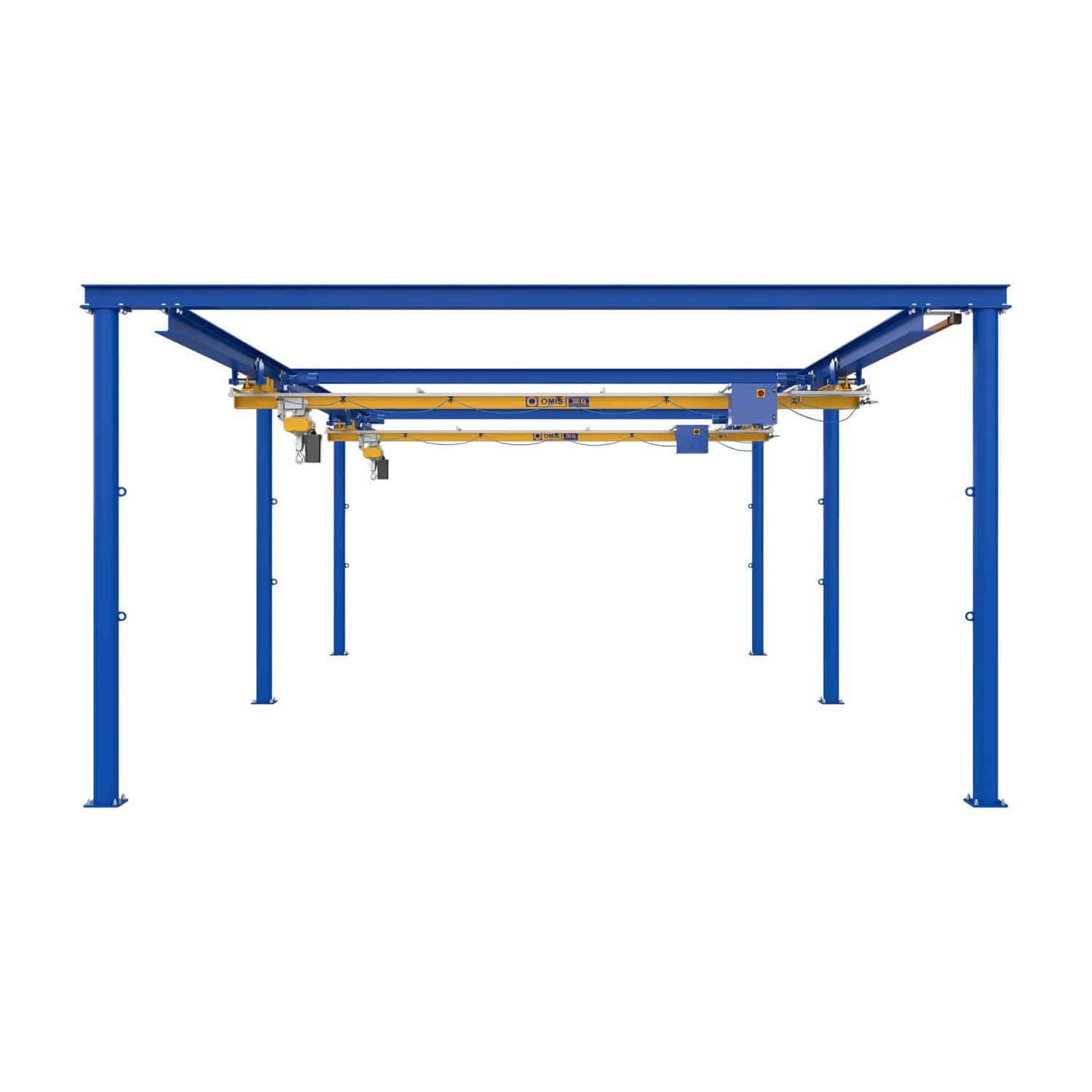 Single-girder overhead travelling crane - GSE - OMIS - with chain hoist ...