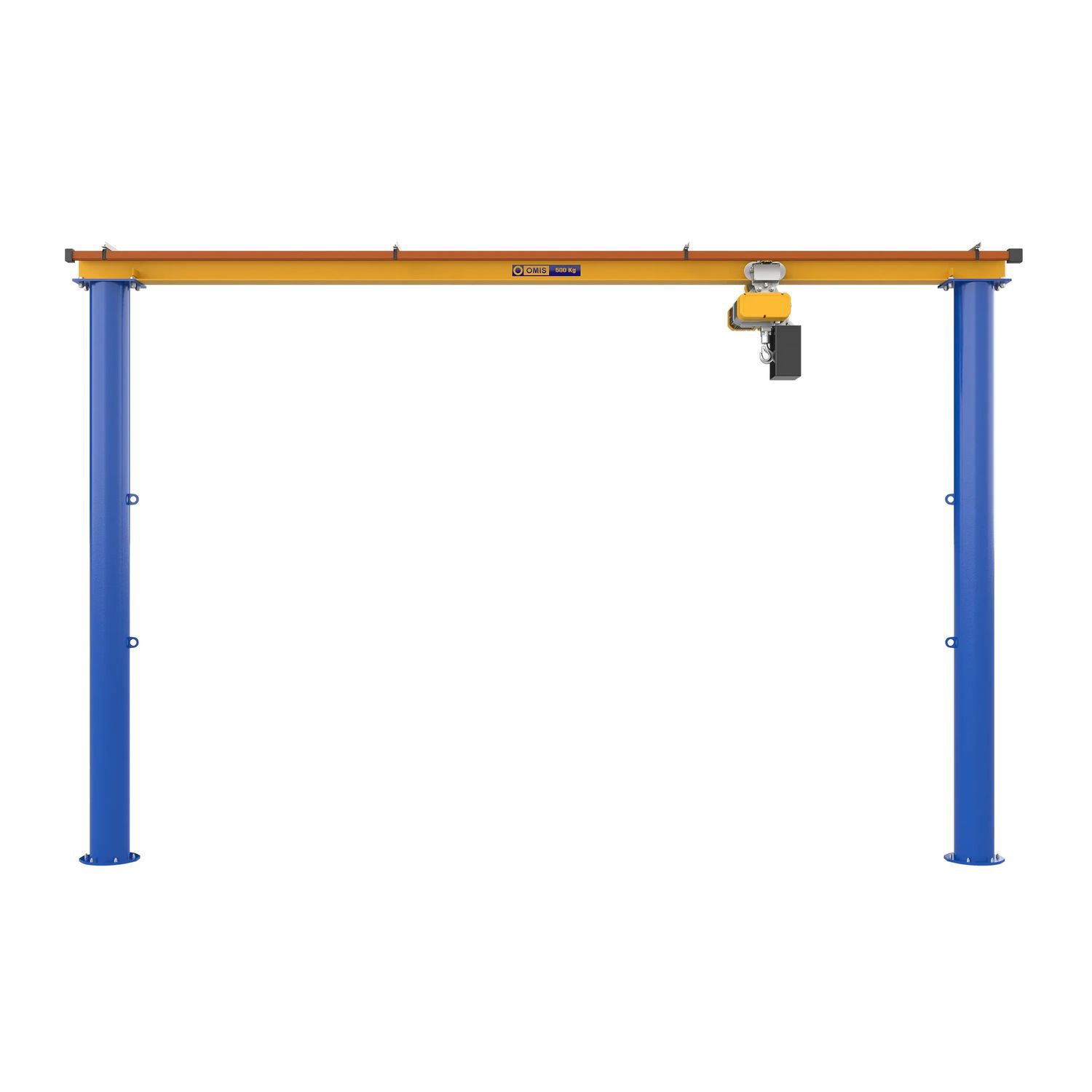 Monorail overhead travelling crane - MRR - OMIS - lightweight / steel ...