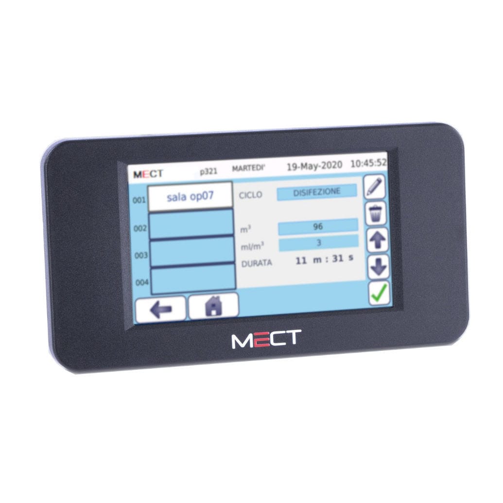 Operator terminal with touch screen - TPX1043 - MECT SRL - panel-mount / 480 x 272 / ARM9