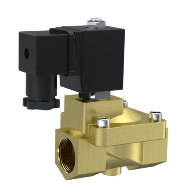 Pilot-operated solenoid valve - MV05 - NieRuf Gmbh - 2-way / NC / for gas
