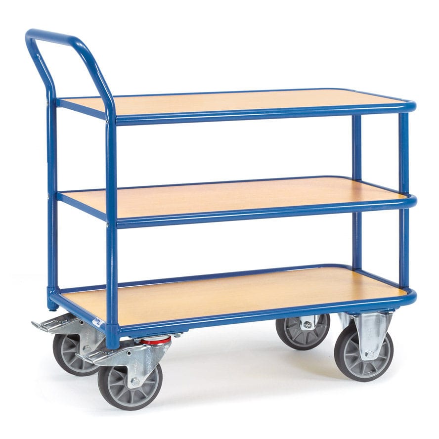 Transport cart - 2610,2612 - fetra - steel / platform / 3 levels