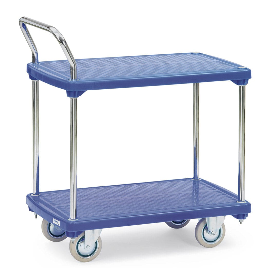 Transport cart - 3132 - fetra - plastic / 2 levels / multipurpose