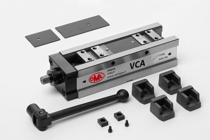 Machine tool vise - VCA series - OML - manual / 5-axis / self-centering
