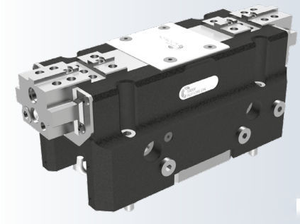 Machine tool vise - PP series - OML - pneumatic / self-centering / compact