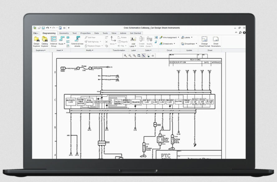 Electrical schematics software - Creo Schematics - PTC - analysis ...