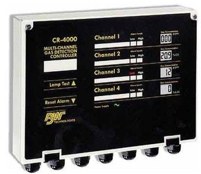 Multi-channel gas detection control unit - BW Technologies
