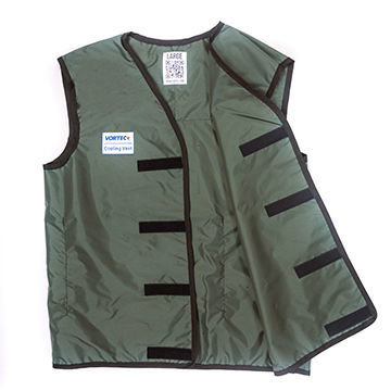 Work vest - Vest-L - ITW Air Management - cooling / fabric / green