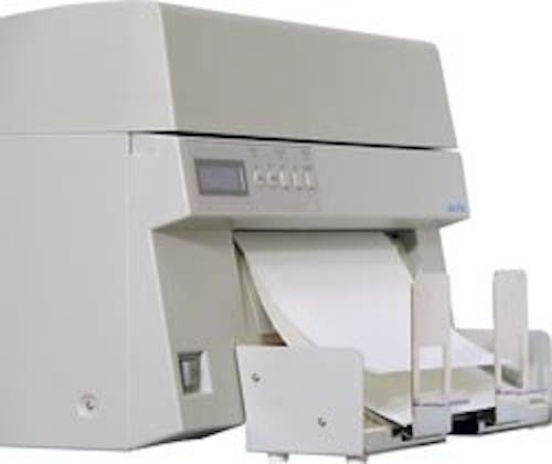 Label stacker - M10e - SATO America - for bar code labels / not specified