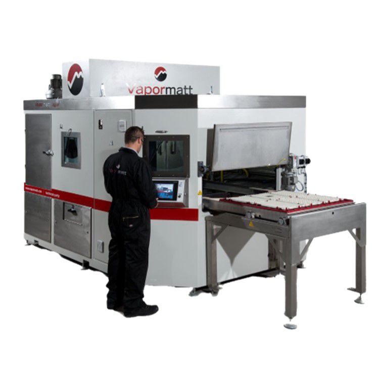 Wet blast cabinet - Jaguar - Vapormatt - automatic / conveyor / rugged