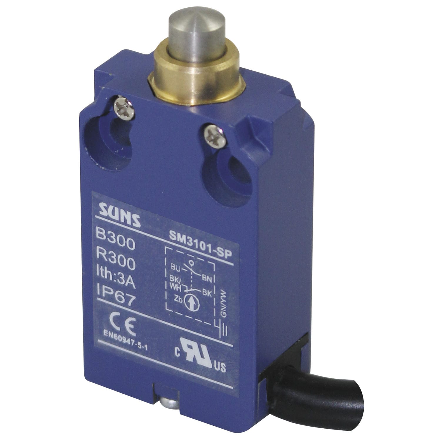 Small limit switch - SM3111/SM3121/SM3131 - SUNS - IP67 / safety / with ...