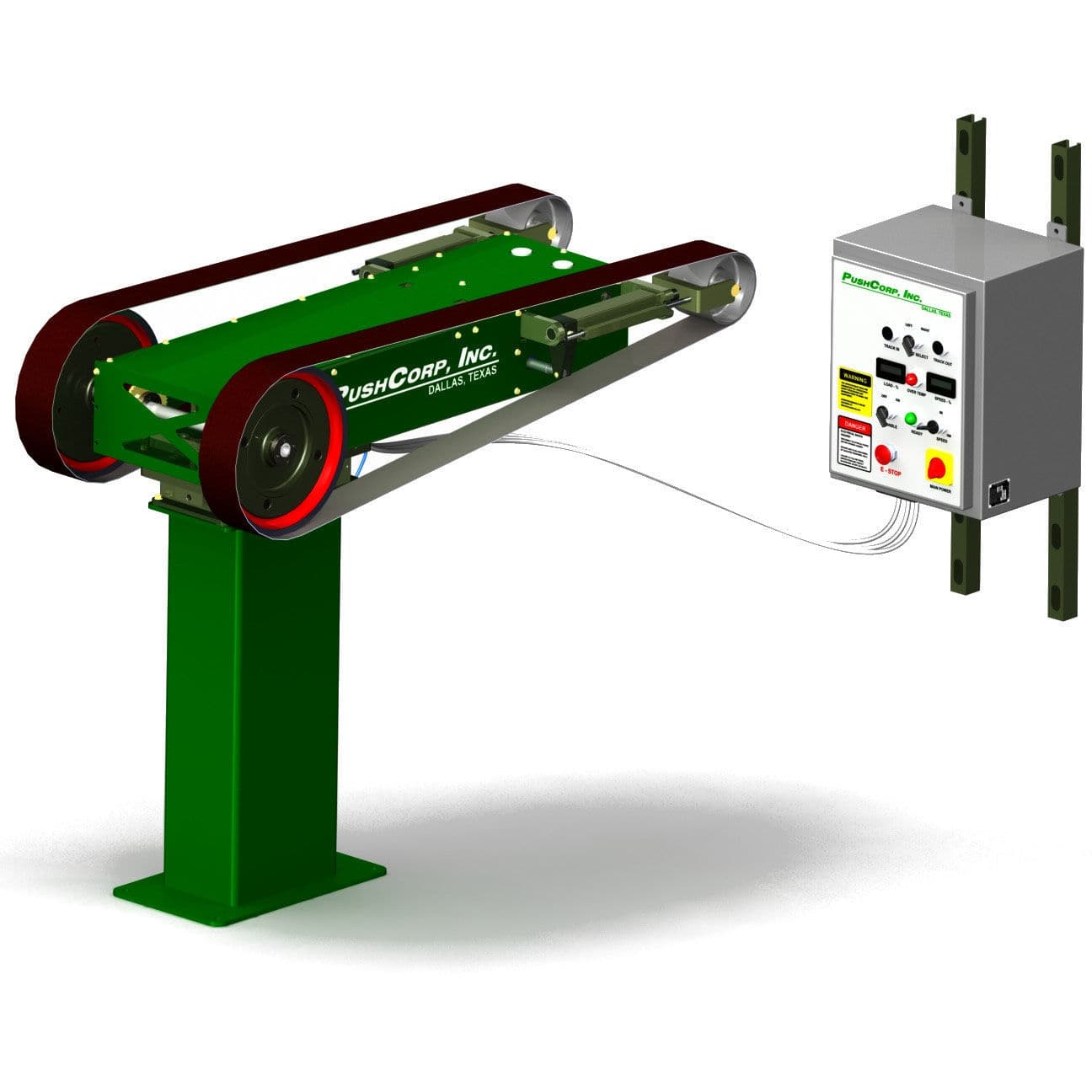 Belt sander - SBS81 series - Pushcorp - pneumatic / for wood / for metal