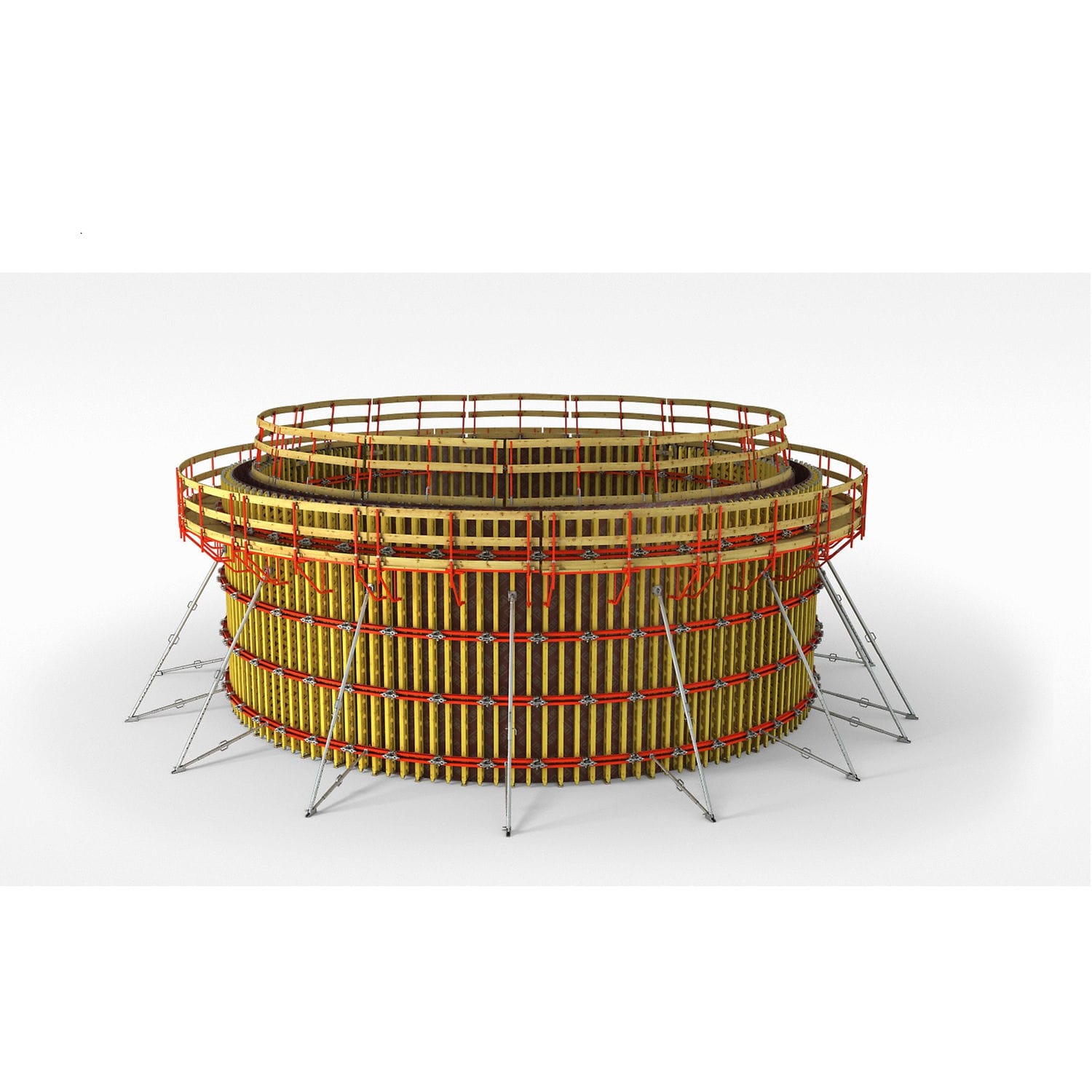 Circular formwork - GRV - PERI - bridge