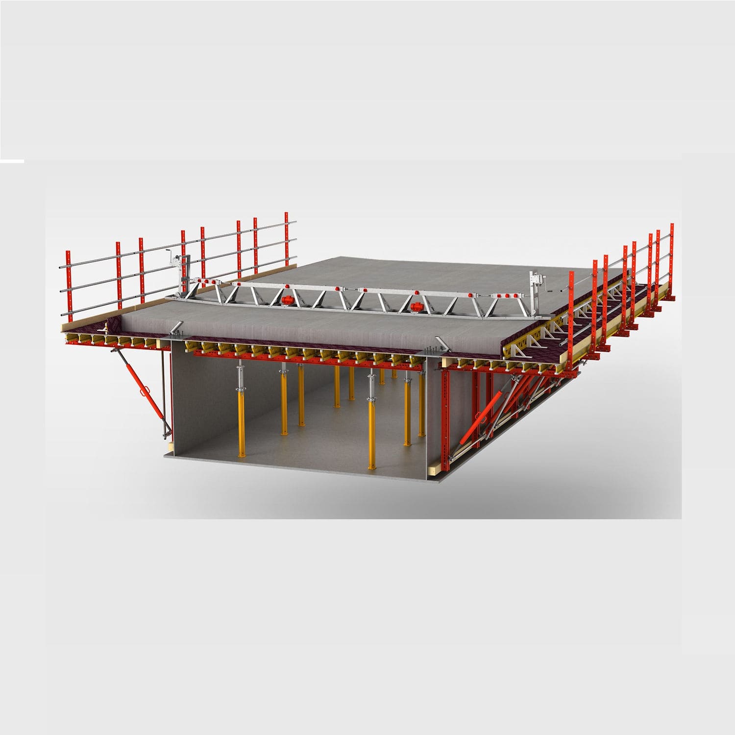 Lightweight formwork - VARIOKIT VCB - PERI - bridge span / slab