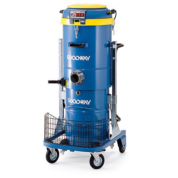Industrial vacuum cleaner - DV-E3 - Goodway - dry / single-phase / mobile