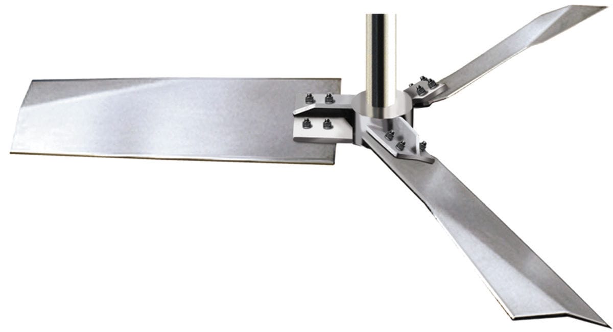 3-blade impeller - HE-3 - NOV Inc. - for agitators / axial-flow