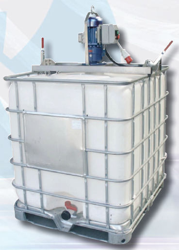 Turbine mixer - IBC series - NOV Inc. - batch / solid/liquid / top-loading