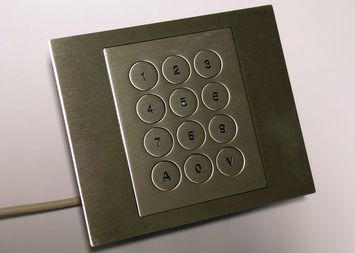 12-key keypad - NX565-09 - NICONIX - panel-mount / stainless steel / USB