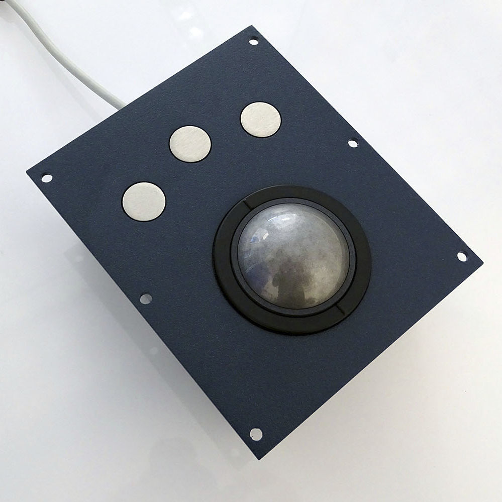 Optical trackball - NX550-10 - NICONIX - panel-mount / 2 inch (50 mm) / USB