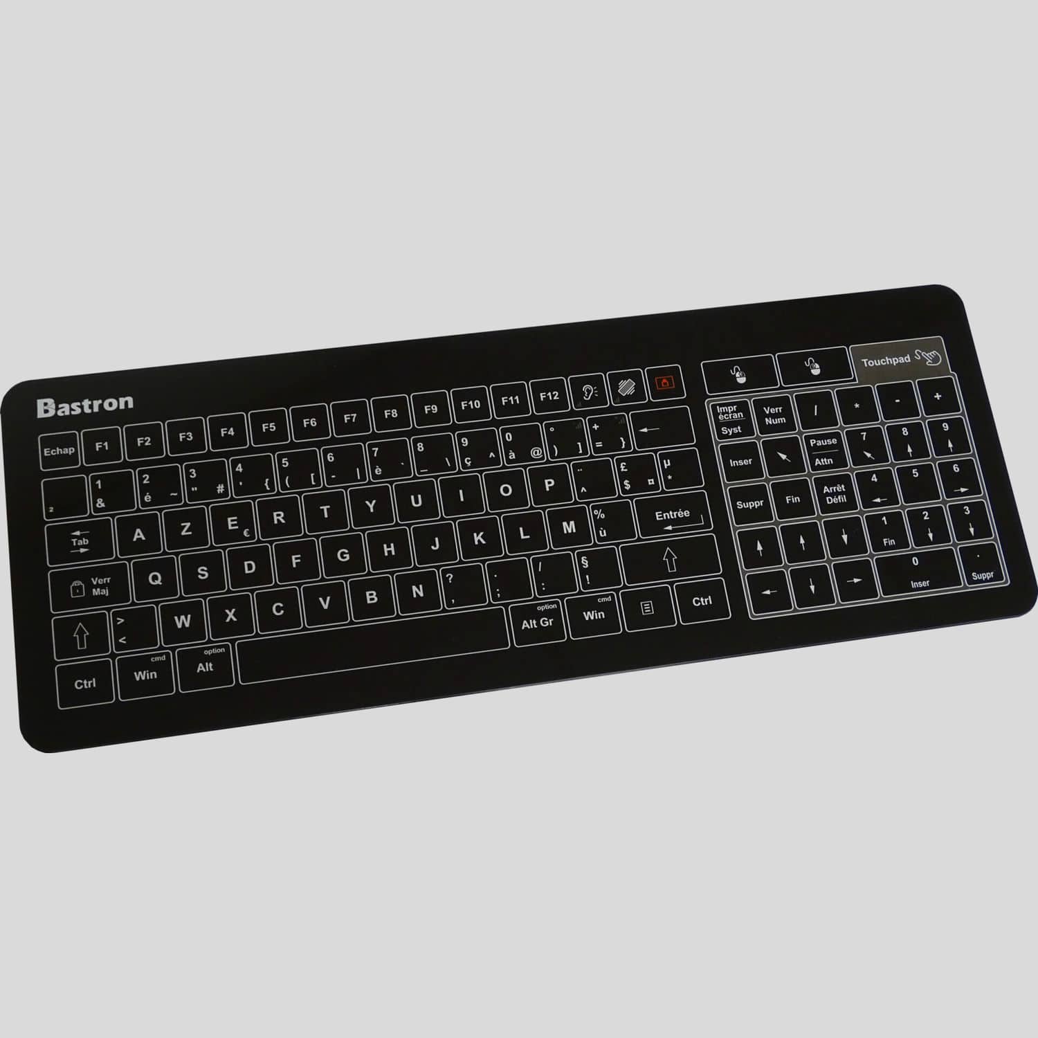 Desktop keyboard - Bastron® B45 - NICONIX - capacitive / 105-key / with ...