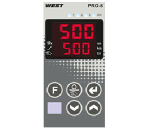 Digital temperature regulator - West Pro-8 - West Control Solutions - PID