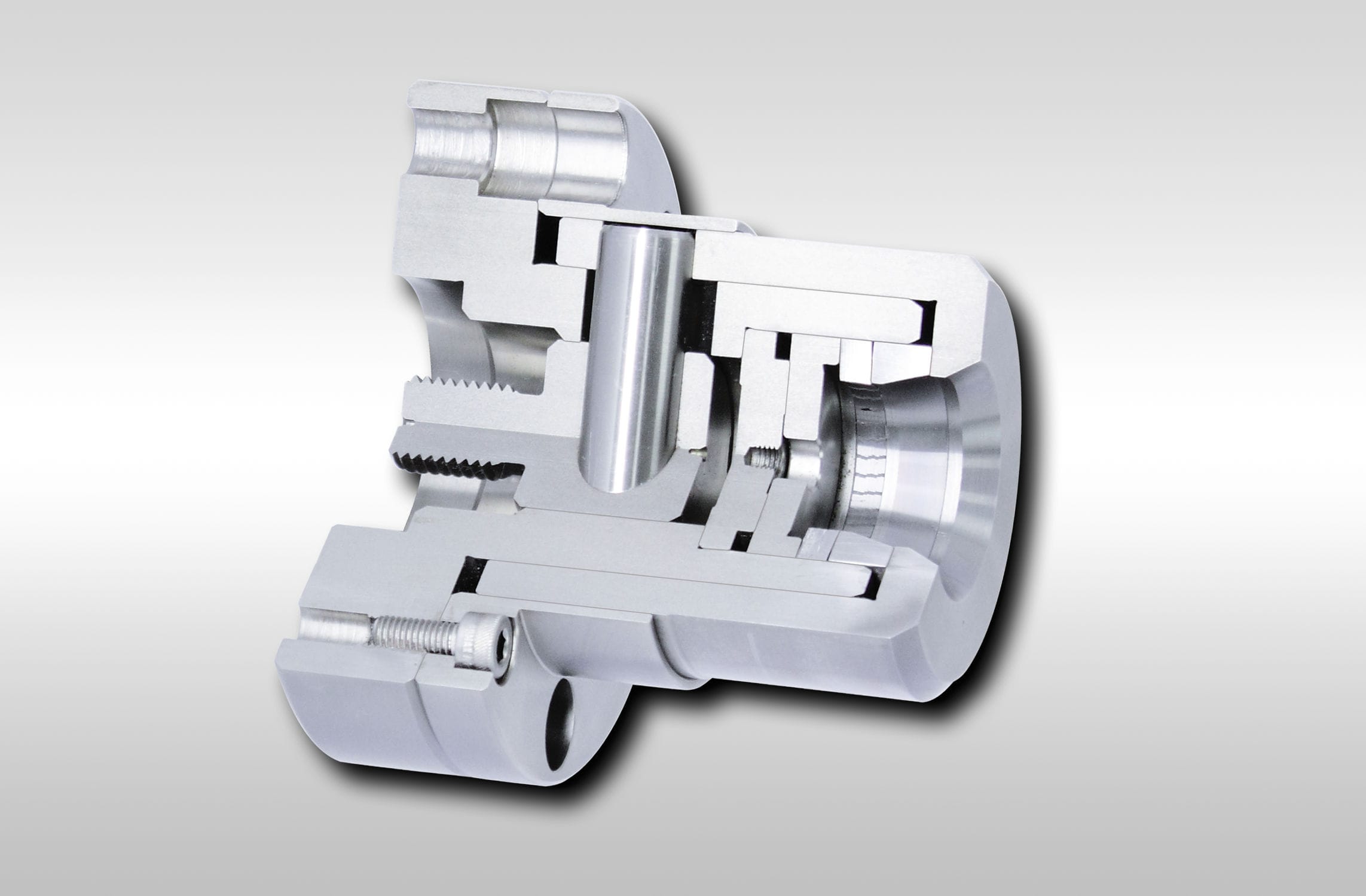 Power chuck - LAFF series - RINGSPANN - lathe / pull-back