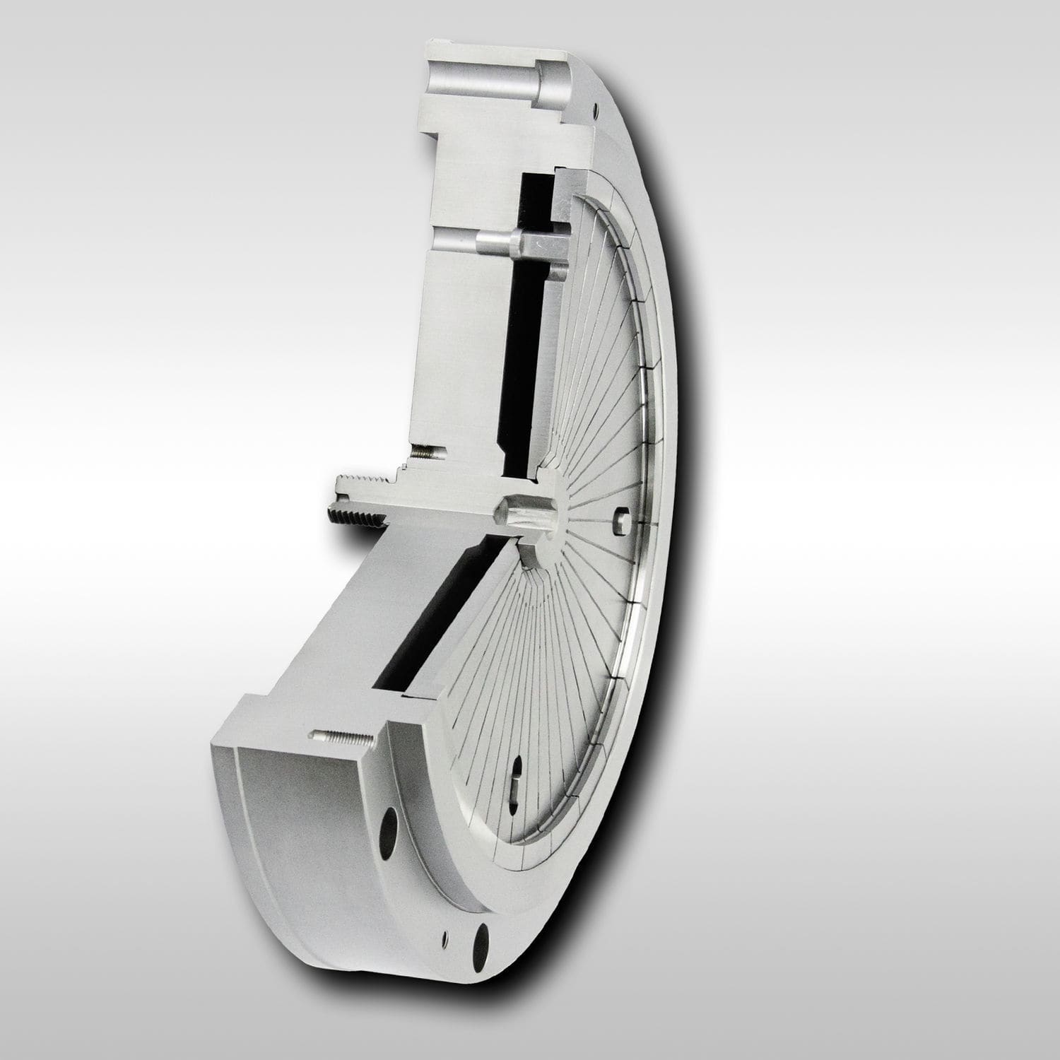 Power chuck - KFFF series - RINGSPANN - lathe / clamp / flat