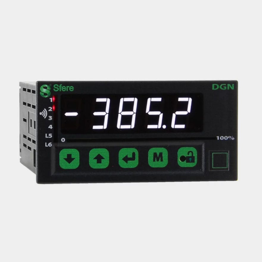 Time panel meter - DGN175 S - ARDETEM SFERE - digital / 4-digit / panel ...