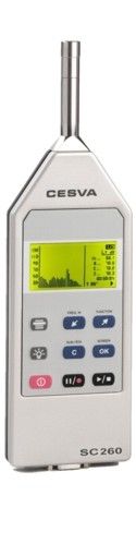 Sound level meter with analysis function - SC260 - CESVA - class 2 / data logging / real-time