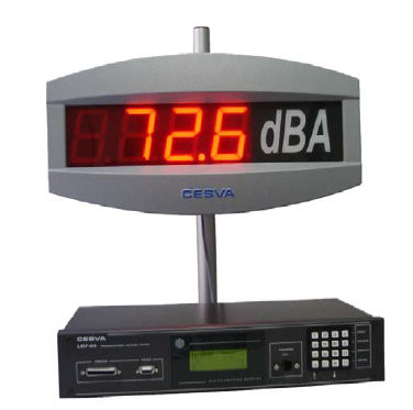 Numeric display - DL100 - CESVA - 4-digit / 7-segment / for sound level ...