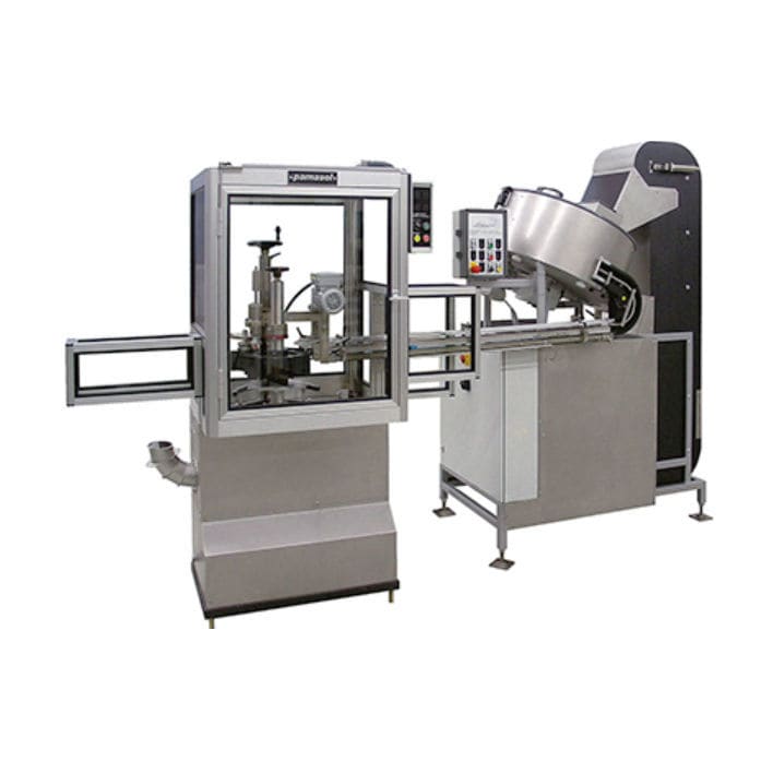 Pneumatic capper - Pamasol Willi Mäder - electric / motor-driven / for caps