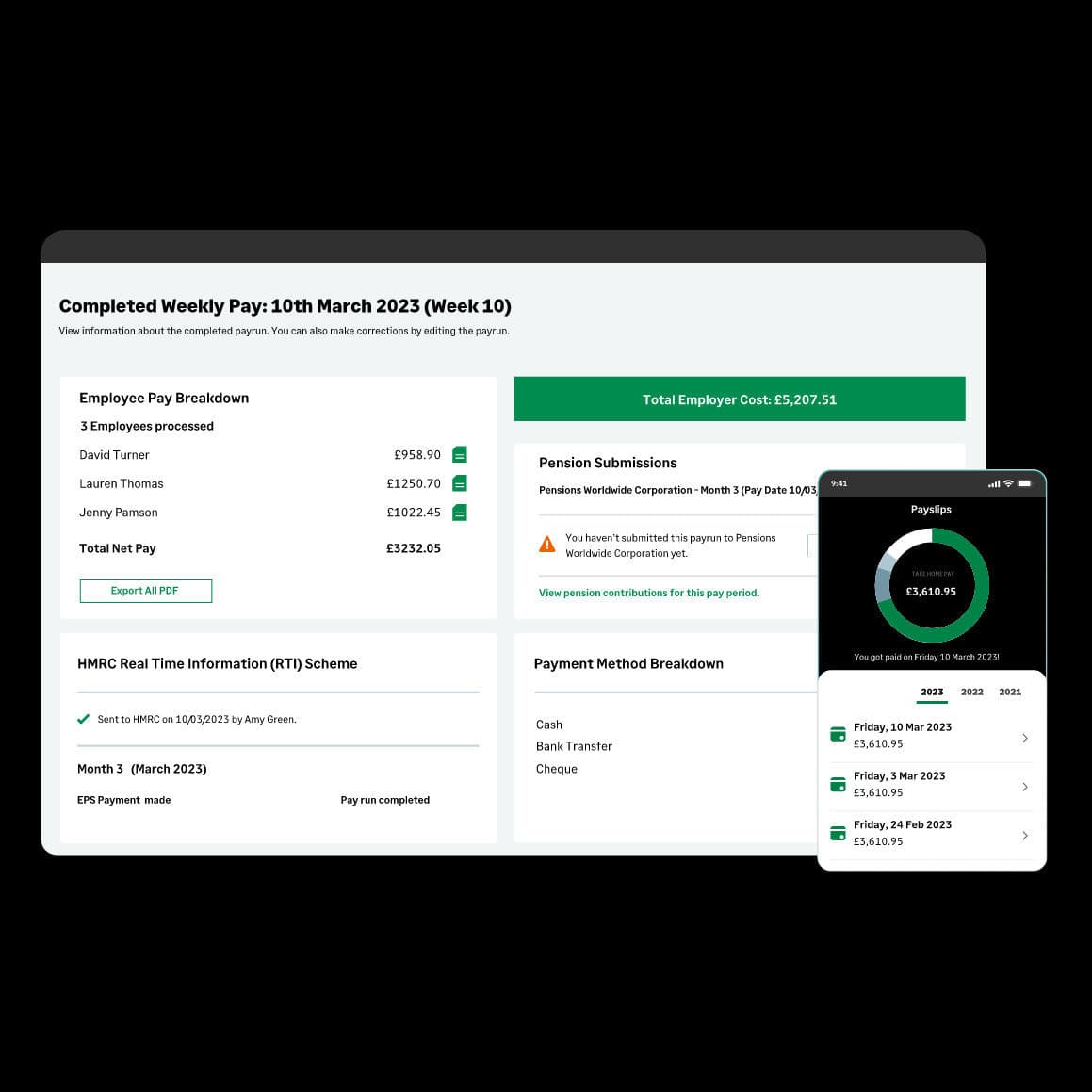 Accounting software - Payroll - Sage bäurer GmbH - salary / process ...