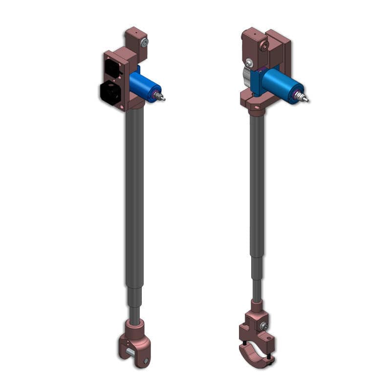 Telescopic positioning torque arm - DMF LPC / LAPC series - DOGA - torque