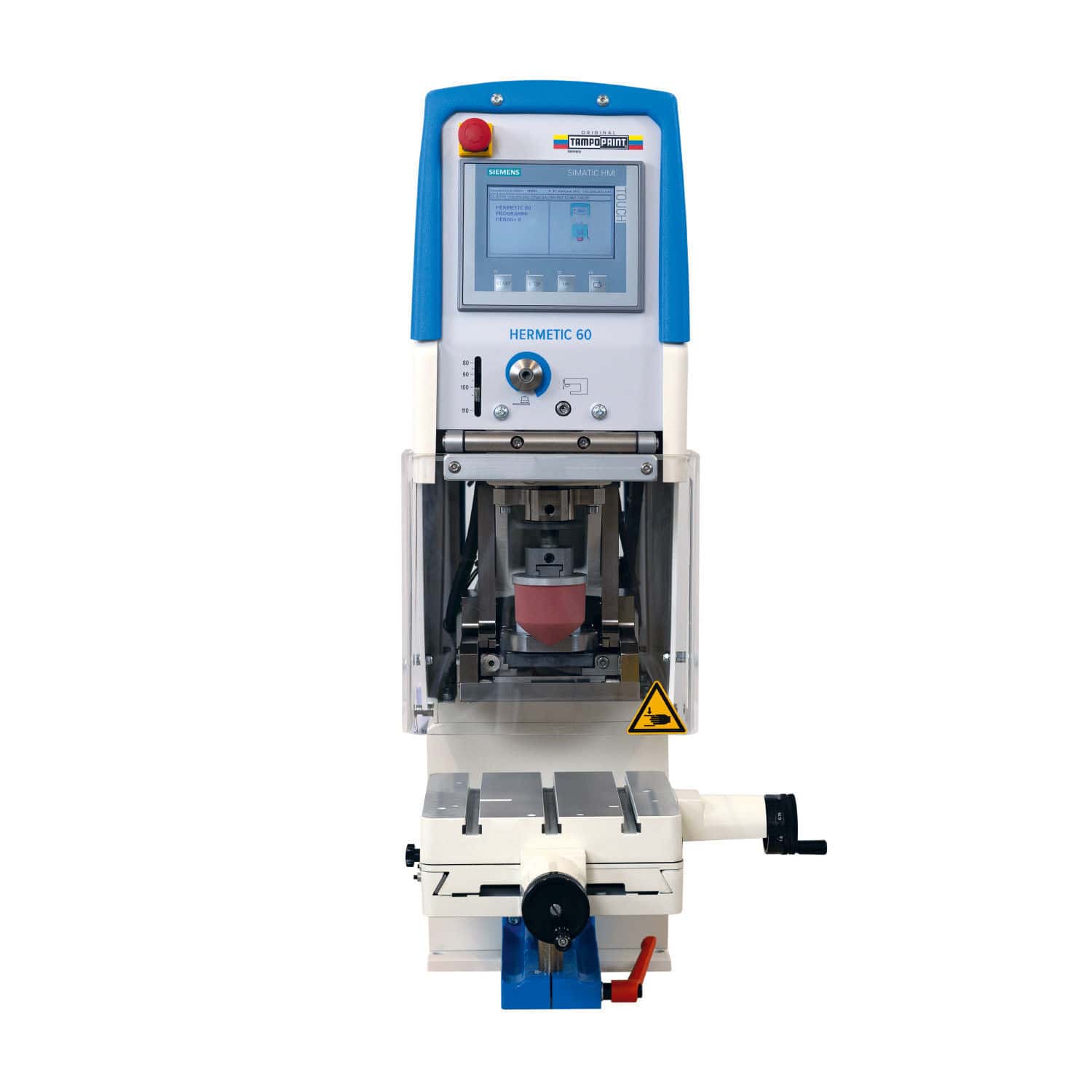 Pad printing machine with closed ink cup - HERMETIC series - TAMPOPRINT ...