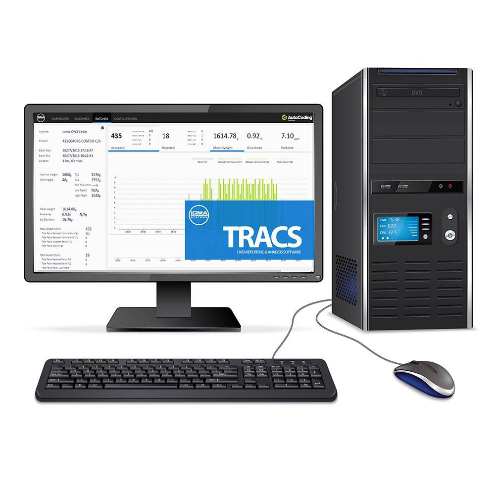 Data management software - TRACS - Loma Systems - web browser